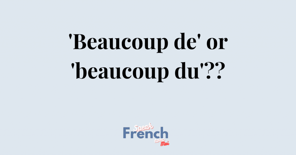 Podcast - Speak French Avec Moi
